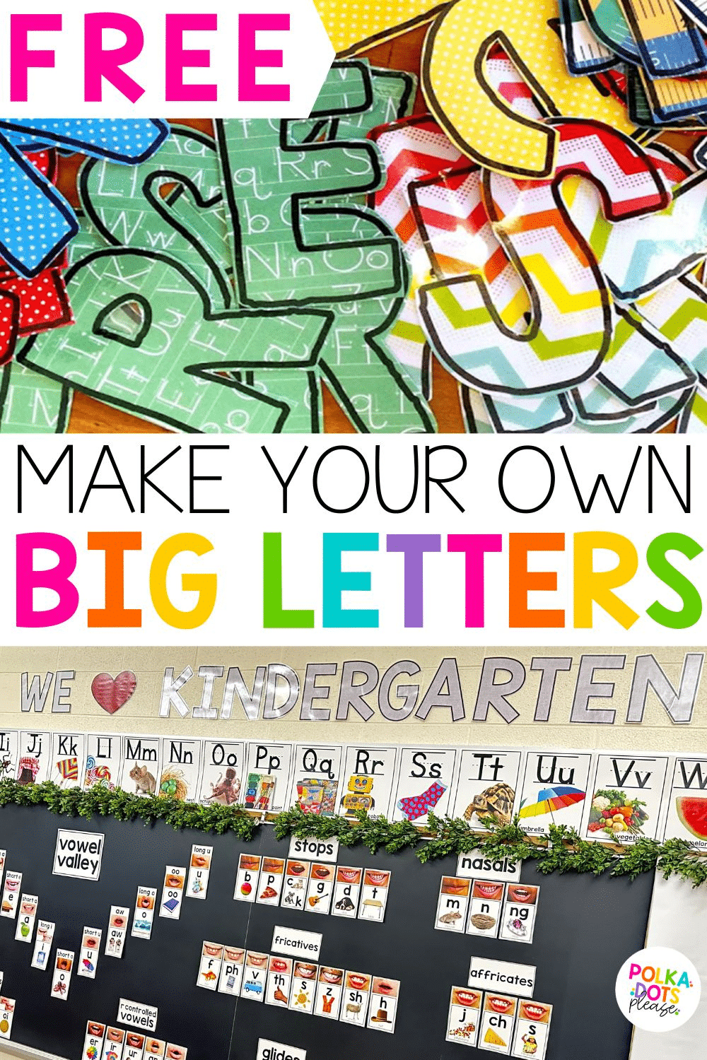 6 EASY Steps to Make DIY Bulletin Board Letters for Your Classroom ...