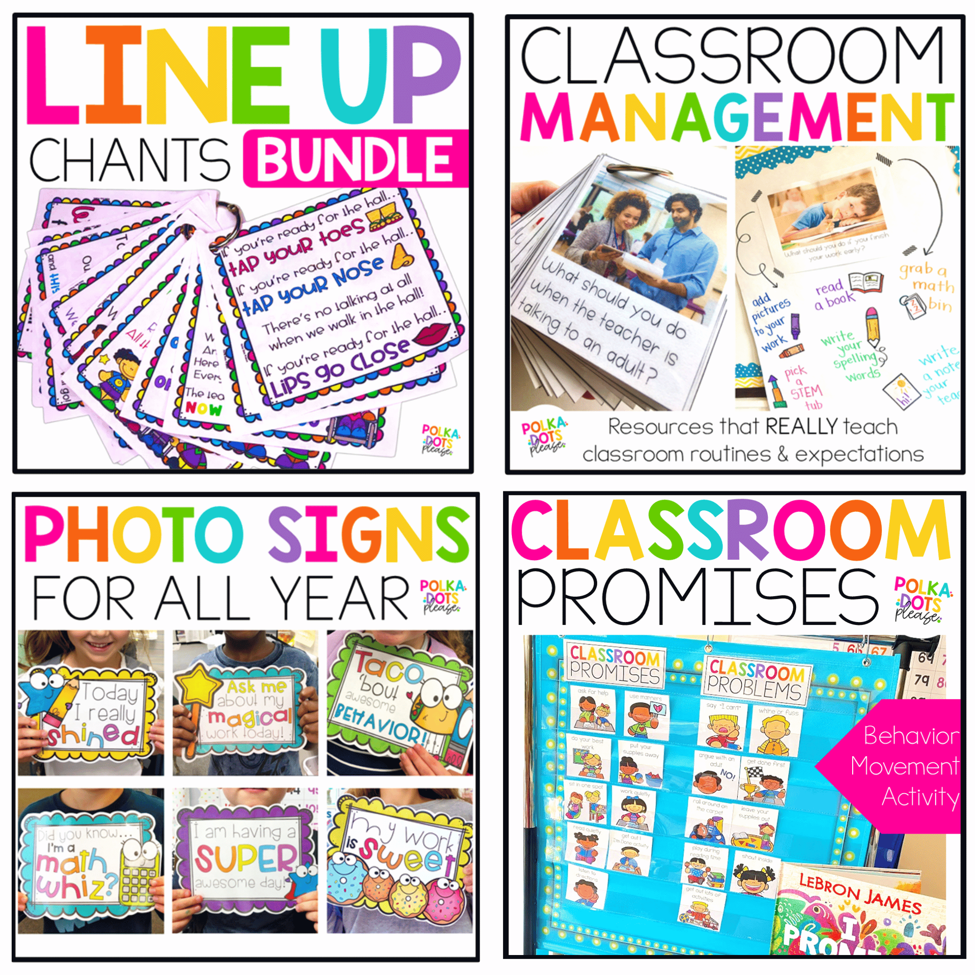 Manage your Class with Just 6 Words! - Polka Dots Please