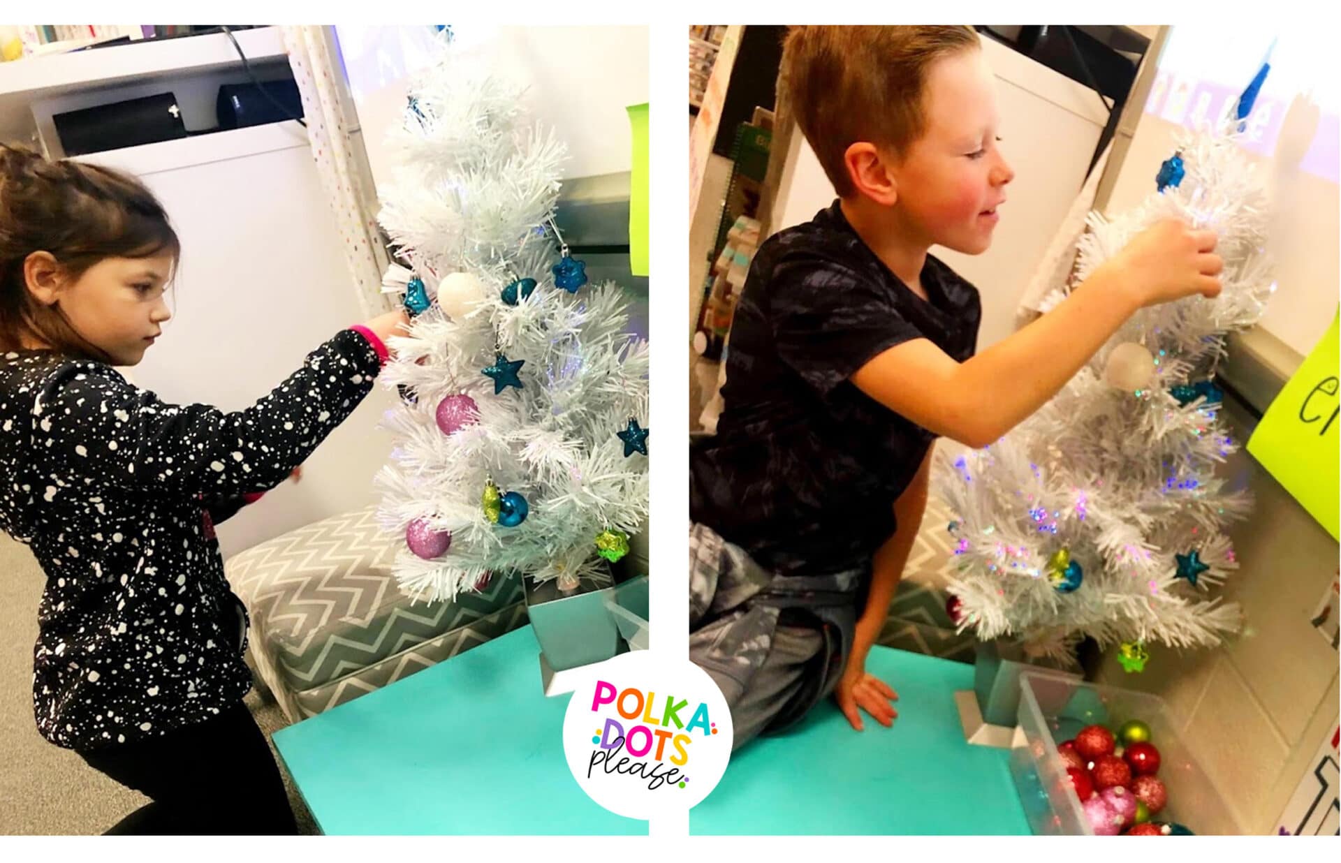Classroom Kindness Tree - Polka Dots Please