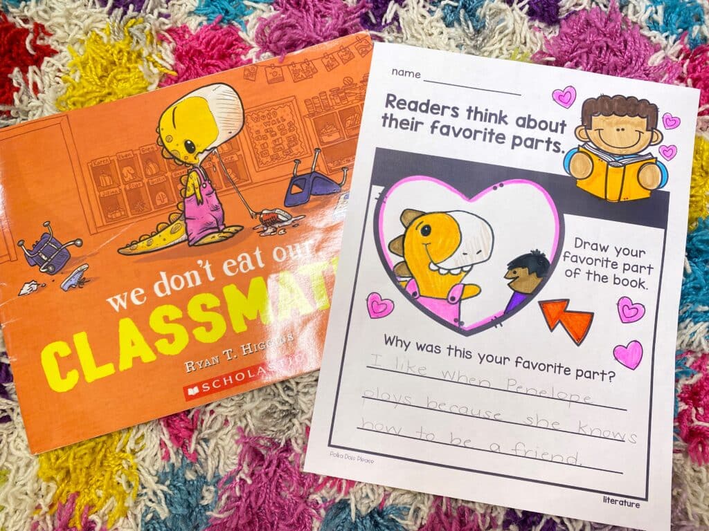 First Grade Back to School Books - Polka Dots Please
