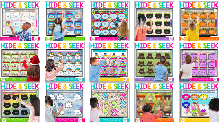FUN Hide And Seek Sight Word Games to Engage Your Elementary Students ...