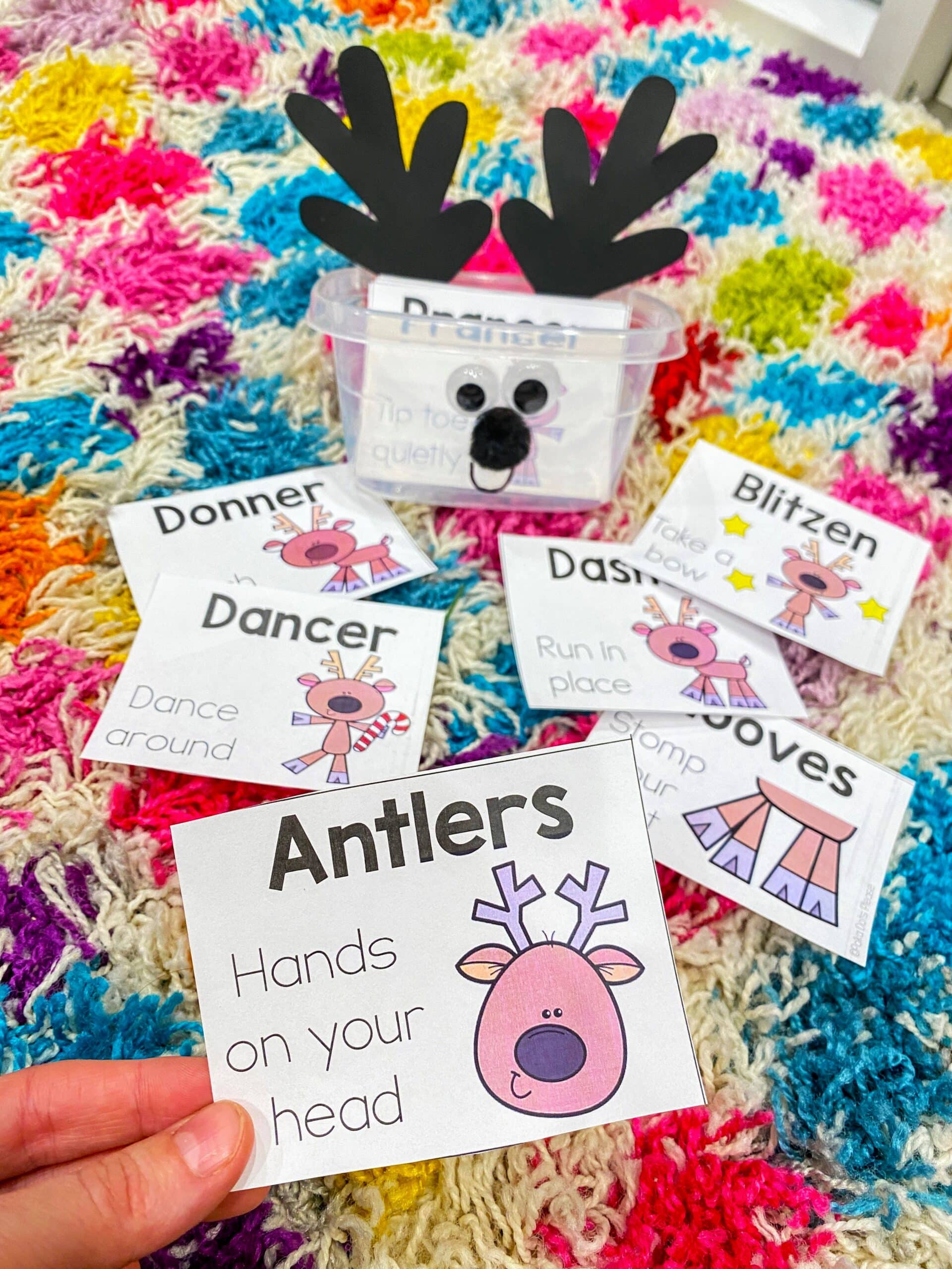 Reindeer Craft & Activities - Polka Dots Please