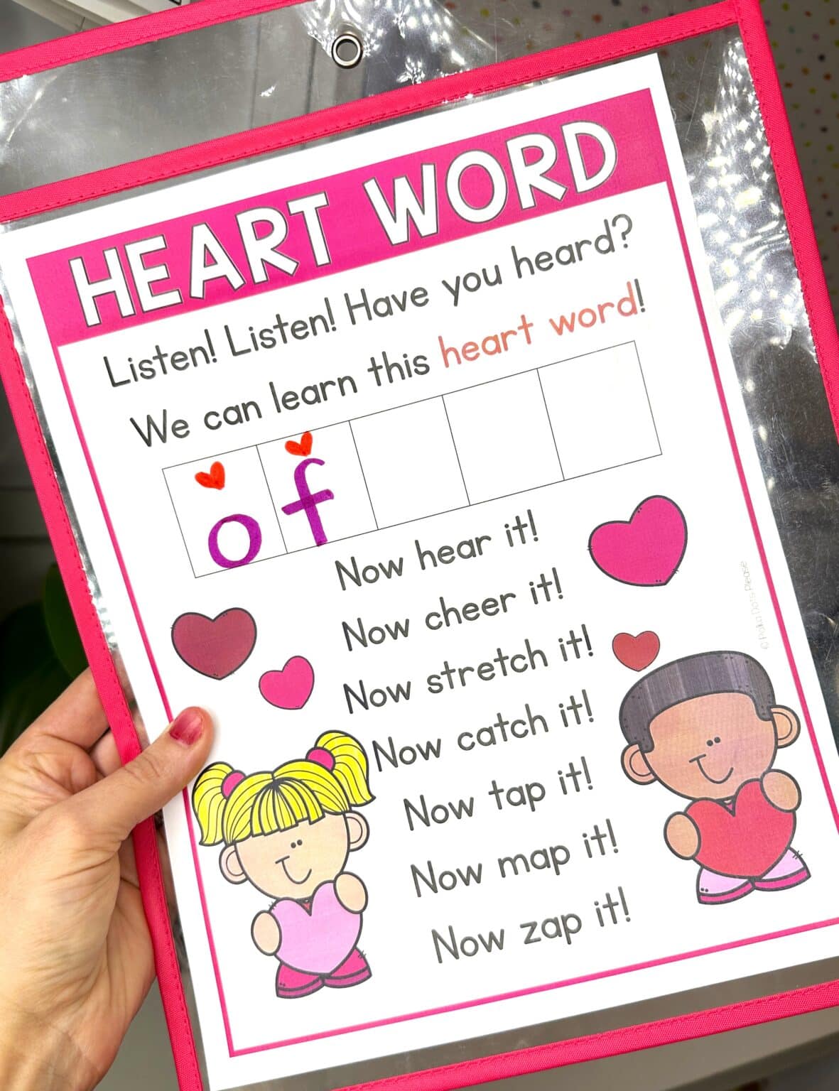 Heart Words - Polka Dots Please