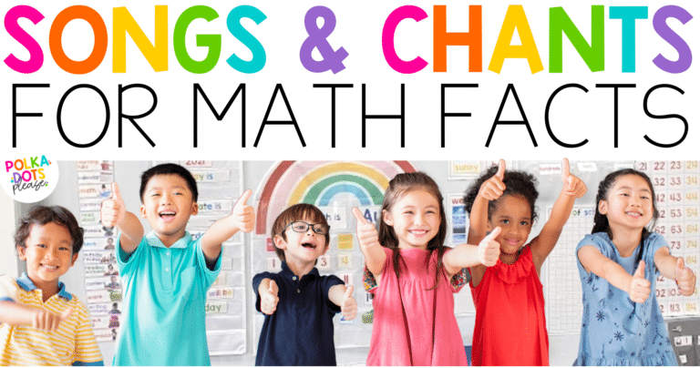 Chants & Songs Make Math Fun and Engaging - Polka Dots Please