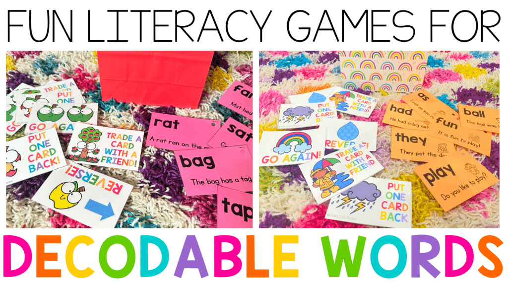Unlocking Literacy Fun: Games with Decodable Words - Polka Dots Please